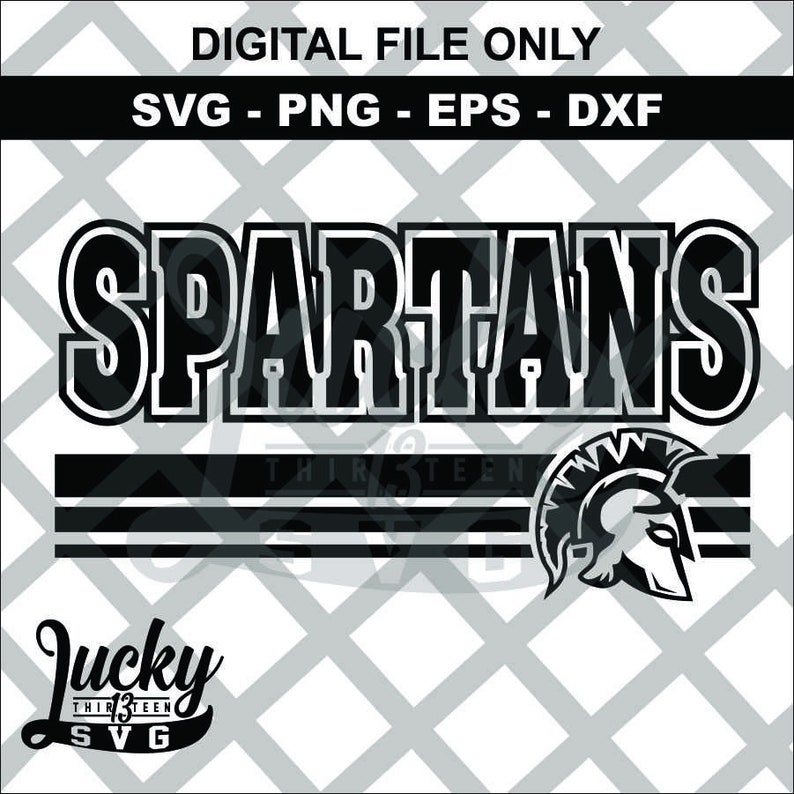 Spartans 3 Line SVG Digital Files - Etsy