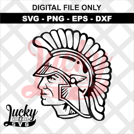 Trojan Head SVG Digital Files - Etsy