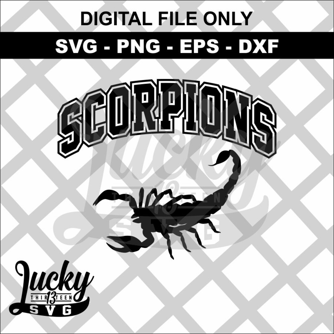 Scorpions SVG Digital Files - Etsy