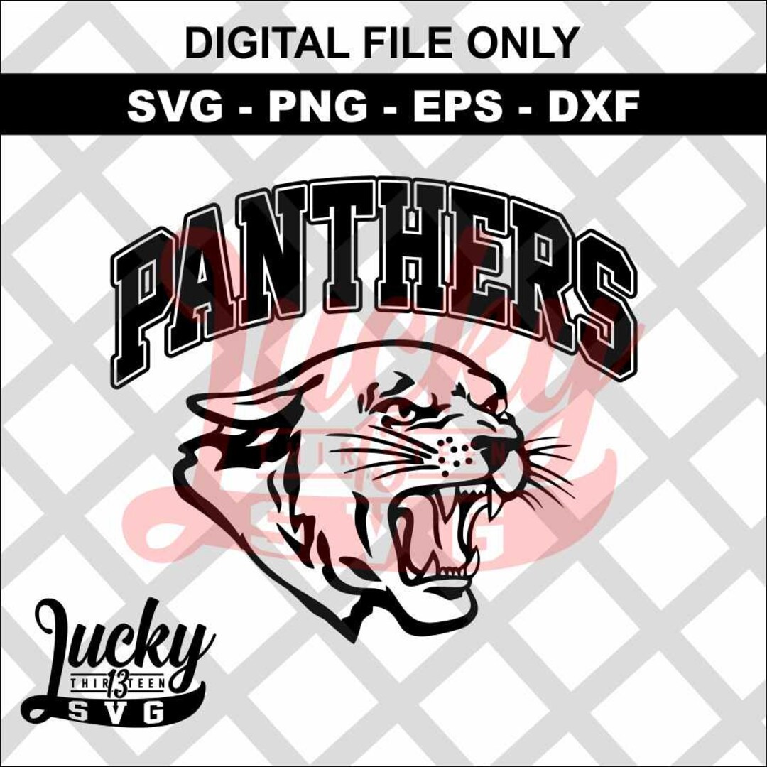 Panthers SVG Digital Files - Etsy