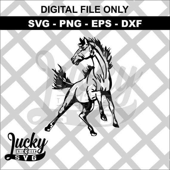 Mustang Colt SVG digitale Dateien - Etsy.de