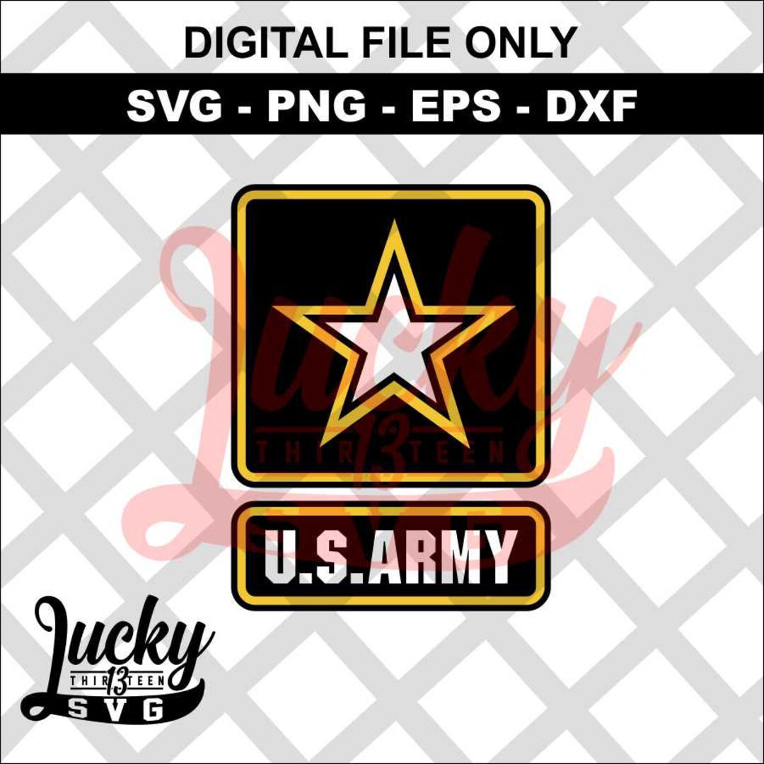 Army Layered Design SVG Digital Files - Etsy