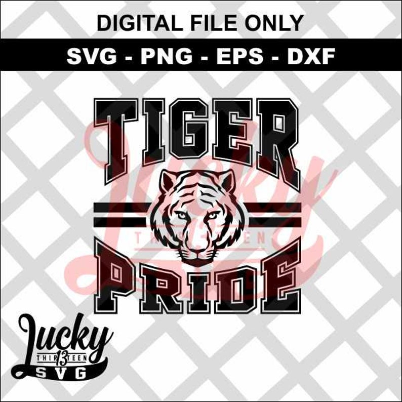 Tiger Pride SVG Digital Files - Etsy