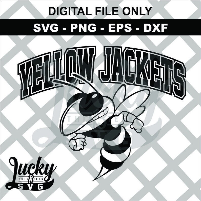 Yellow Jackets SVG Digital Files - Etsy