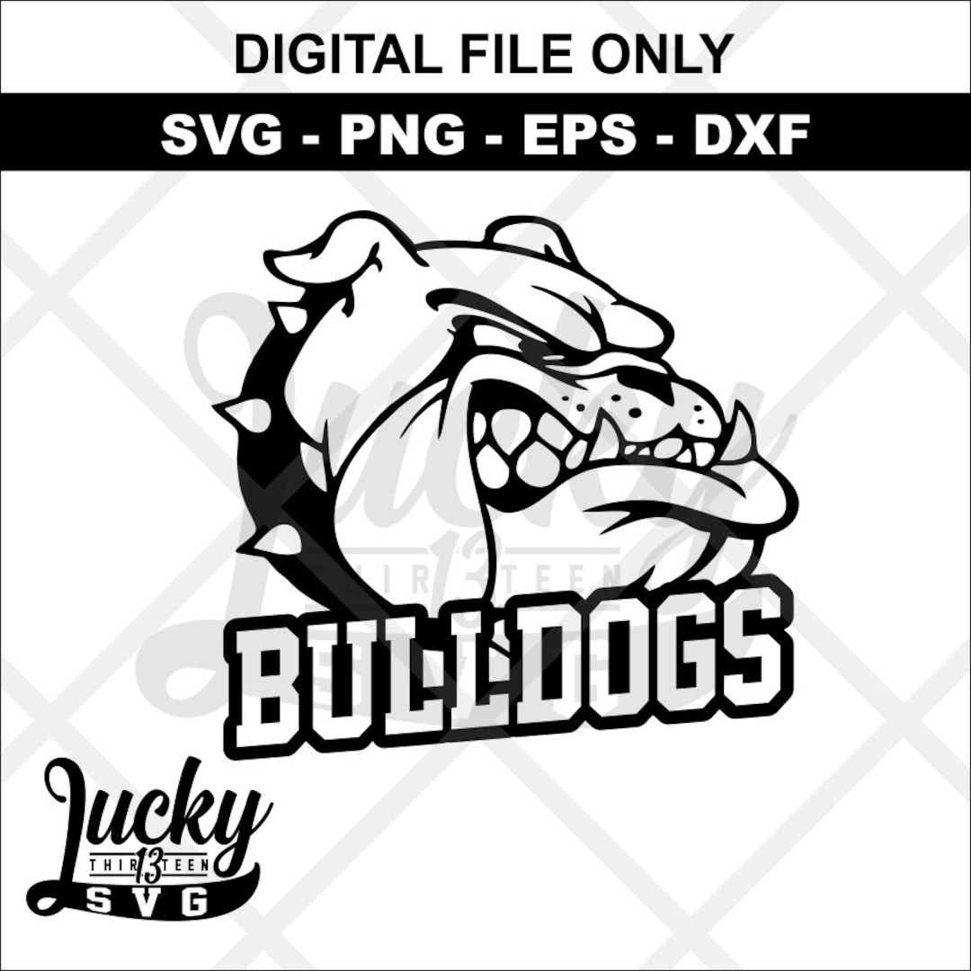 Bulldog SVG Digital Files - Etsy