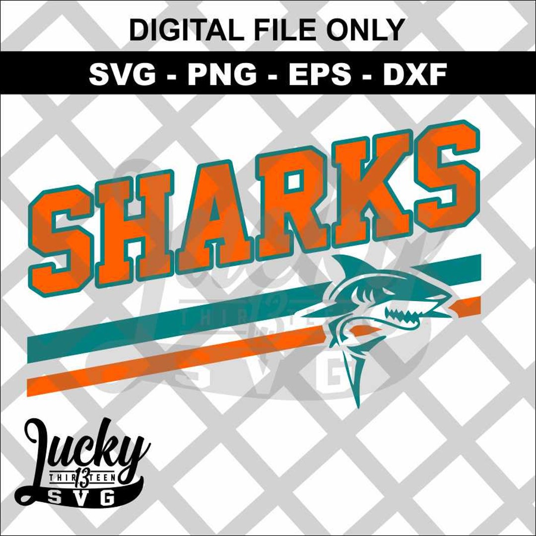 Sharks SVG Digital Files - Etsy