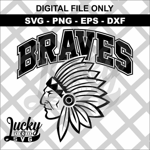 Brave Svg - Etsy