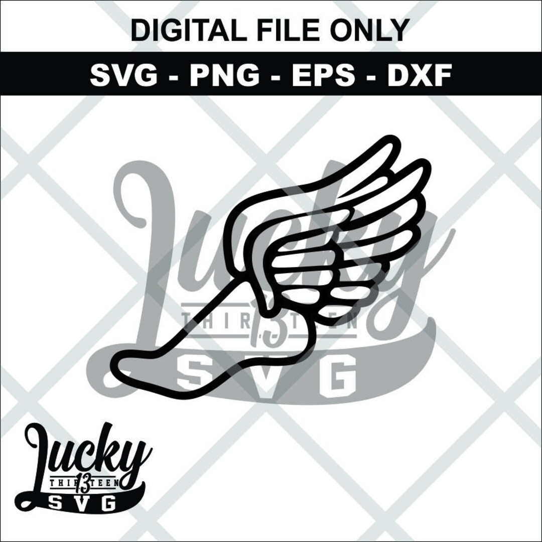 Track Foot SVG Vector File - Etsy