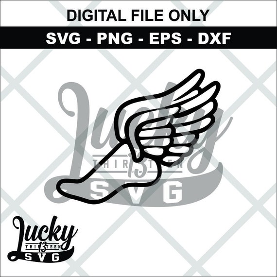Track Foot SVG Vector File - Etsy