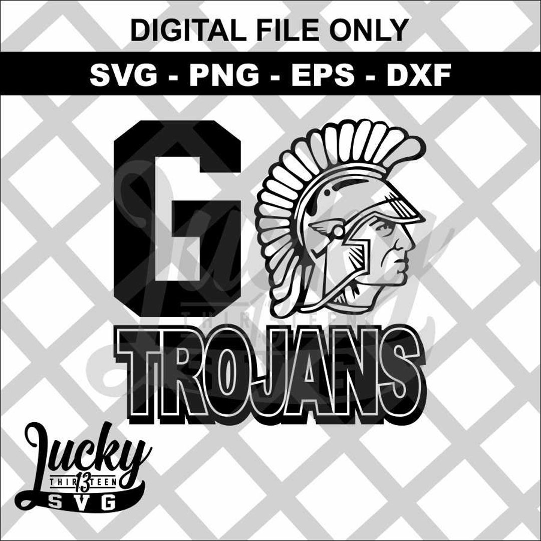 Go Trojans SVG Digital Files - Etsy