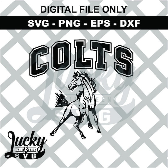 Colts SVG Digital File - Etsy
