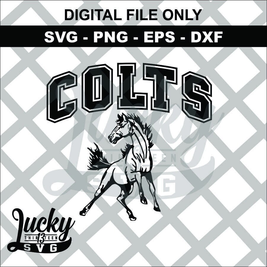 Colts SVG Digital File - Etsy