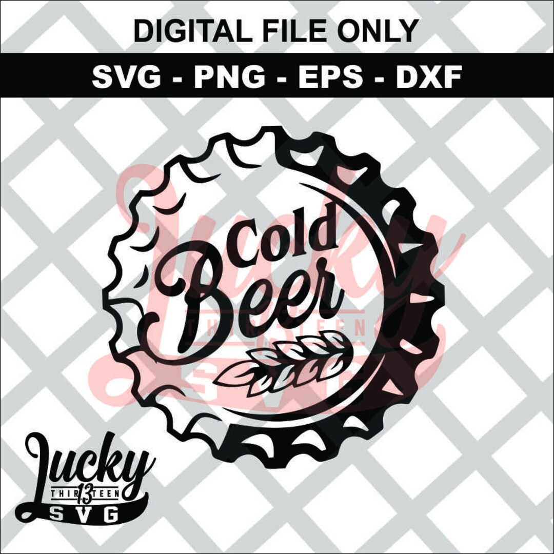 Cold Beer SVG Digital Files - Etsy