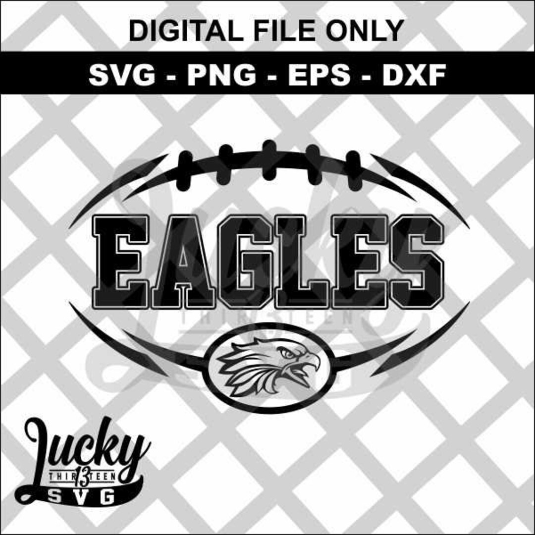 Eagles Football SVG Digital Files - Etsy