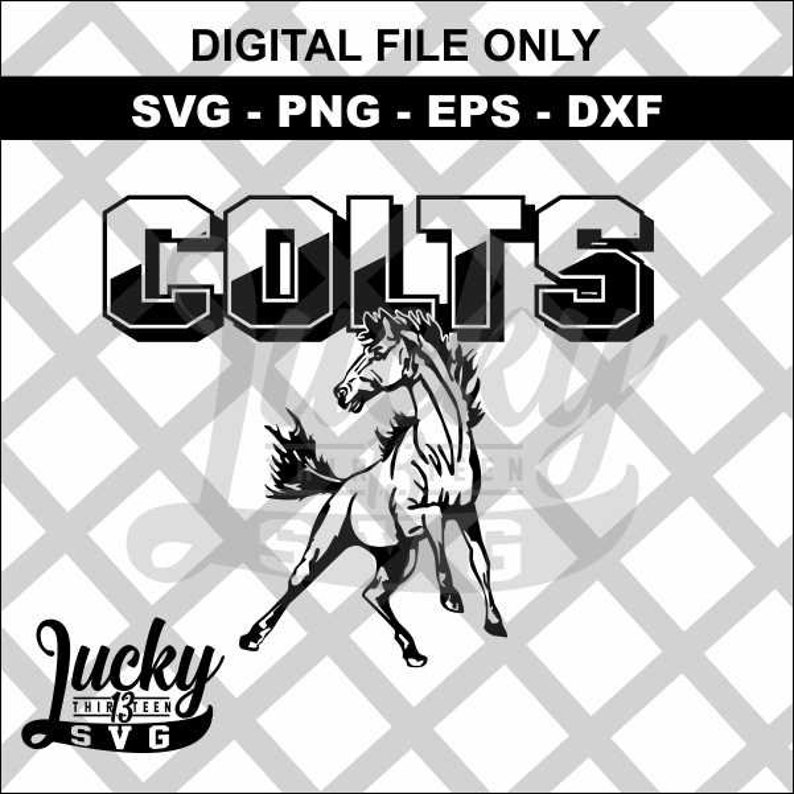 Colts Jersey SVG Digital Files - Etsy