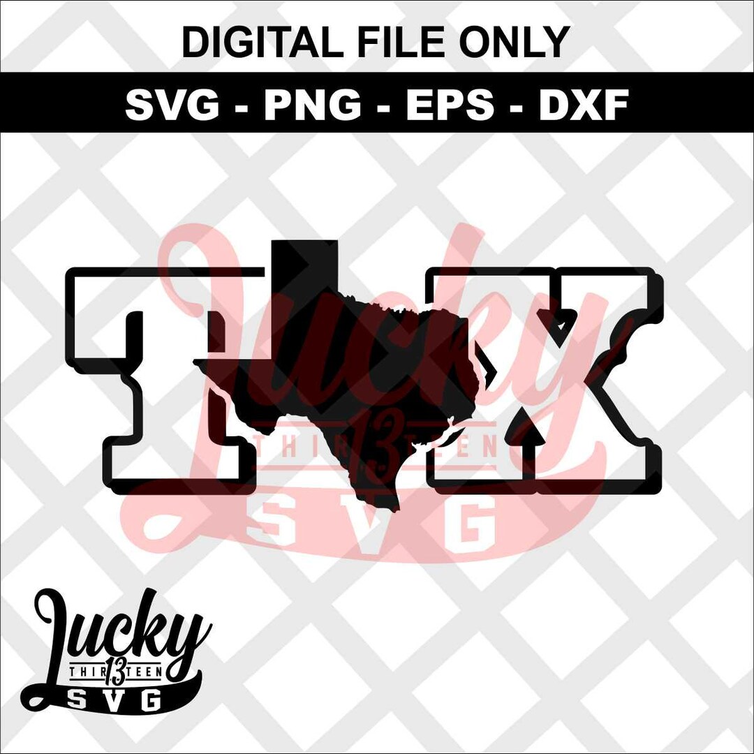 TX Texas SVG Digital Files - Etsy