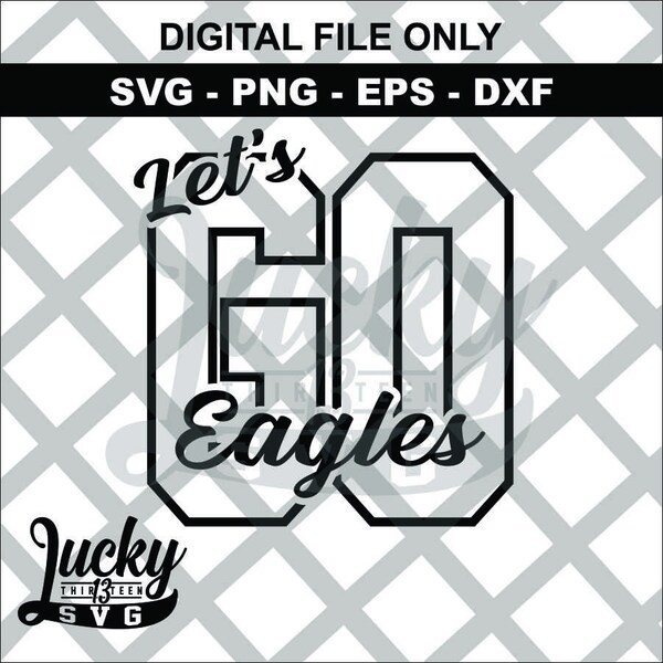 Go Eagles Svg - Etsy