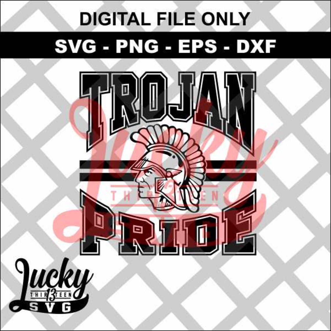 Trojan Pride SVG Digital Files - Etsy