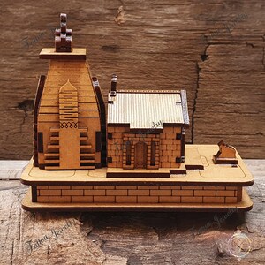 Miniature Temple Handmade Kedarnath Temple-3d Replica - Etsy