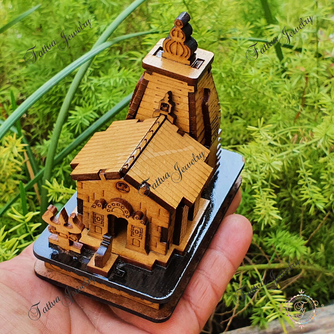 Miniature Temple Handmade, Kedarnath Temple-3d Replica, Religious Gifts ...