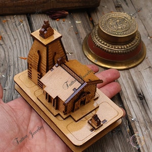 Miniature Temple Handmade Kedarnath Temple-3d Replica - Etsy