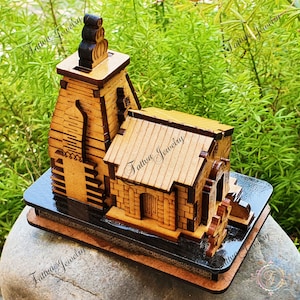 Miniature Temple Handmade, Kedarnath Temple-3d Replica, Religious Gifts ...
