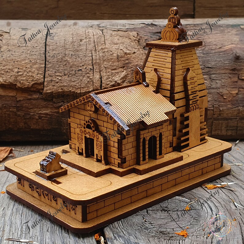 Miniature Temple Handmade Kedarnath Temple-3d Replica - Etsy