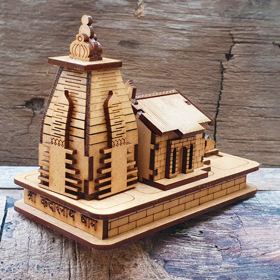 Miniature Temple Handmade Kedarnath Temple-3d Replica | Etsy