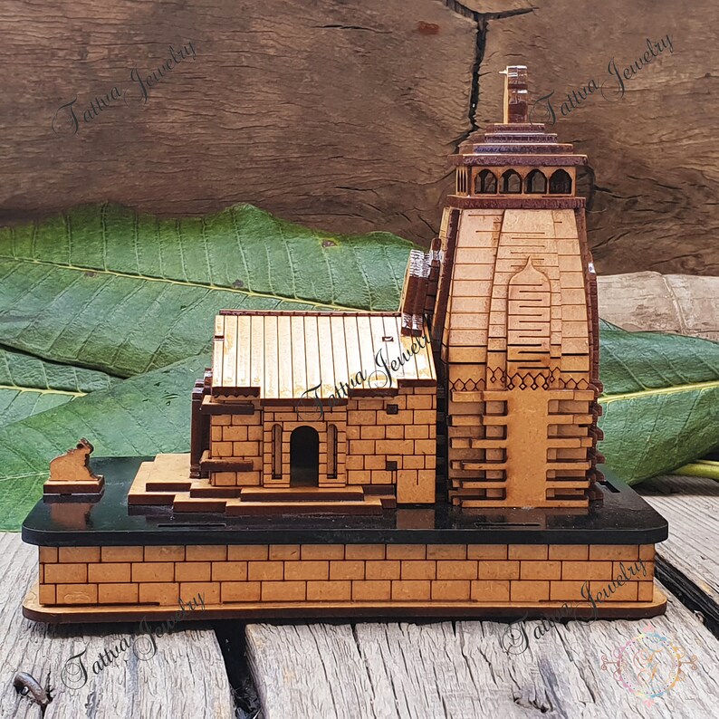 Temple Handmade Kedarnath Temple-3d Replica Religious Gifts - Etsy