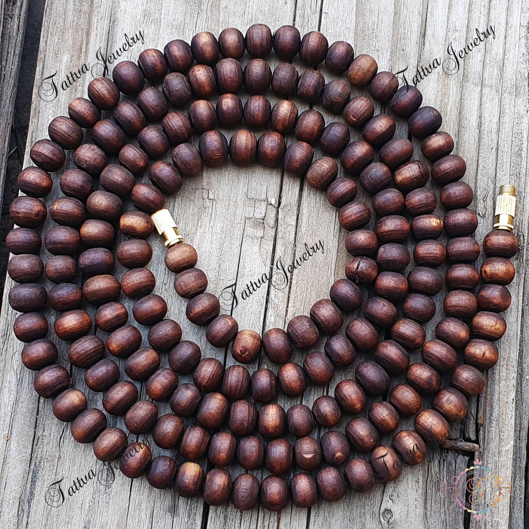 Tulasi Necklace Tulsi Kanthi Tulsi Wood Necklace India Mens - Etsy