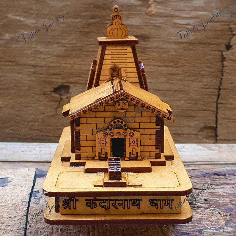 Miniature Temple Handmade Kedarnath Temple-3d Replica - Etsy