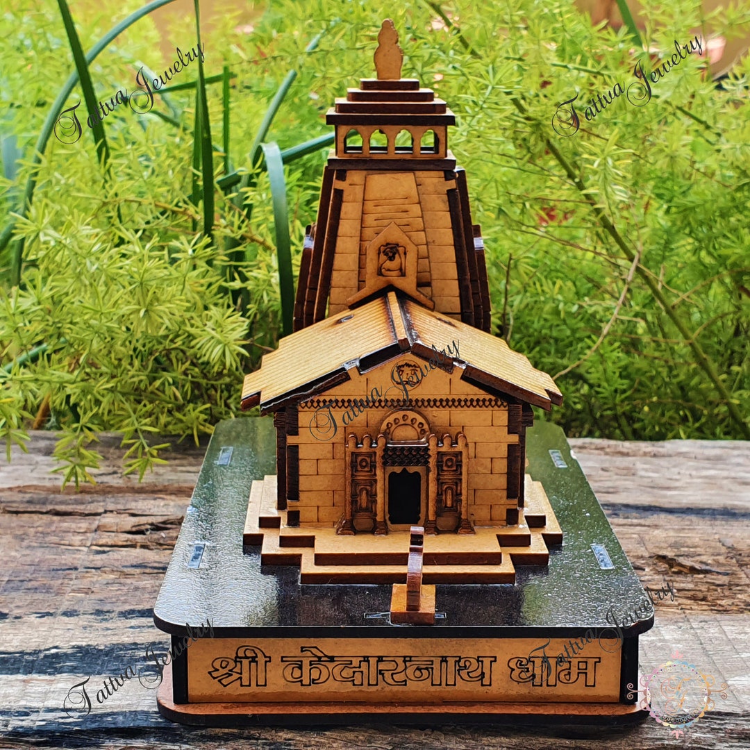 Temple Handmade, Kedarnath Temple-3d Replica, Religious Gifts, Indian ...