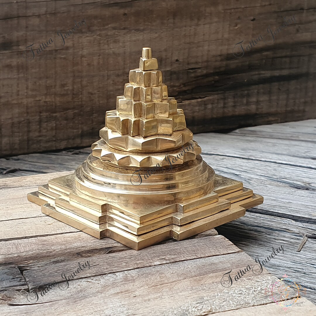 Brass Sri Yantra, Shri Yantra, Shri Chakra Yantra, Maha Meru Shree ...