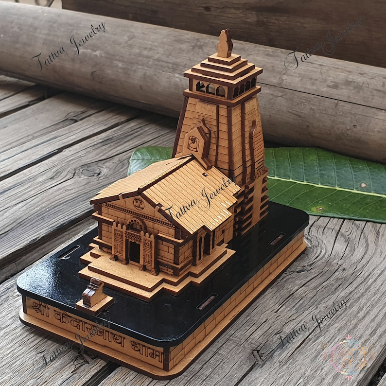 Temple Handmade Kedarnath Temple-3d Replica Religious Gifts - Etsy