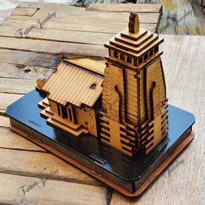 Temple Handmade, Kedarnath Temple-3d Replica, Religious Gifts, Indian ...