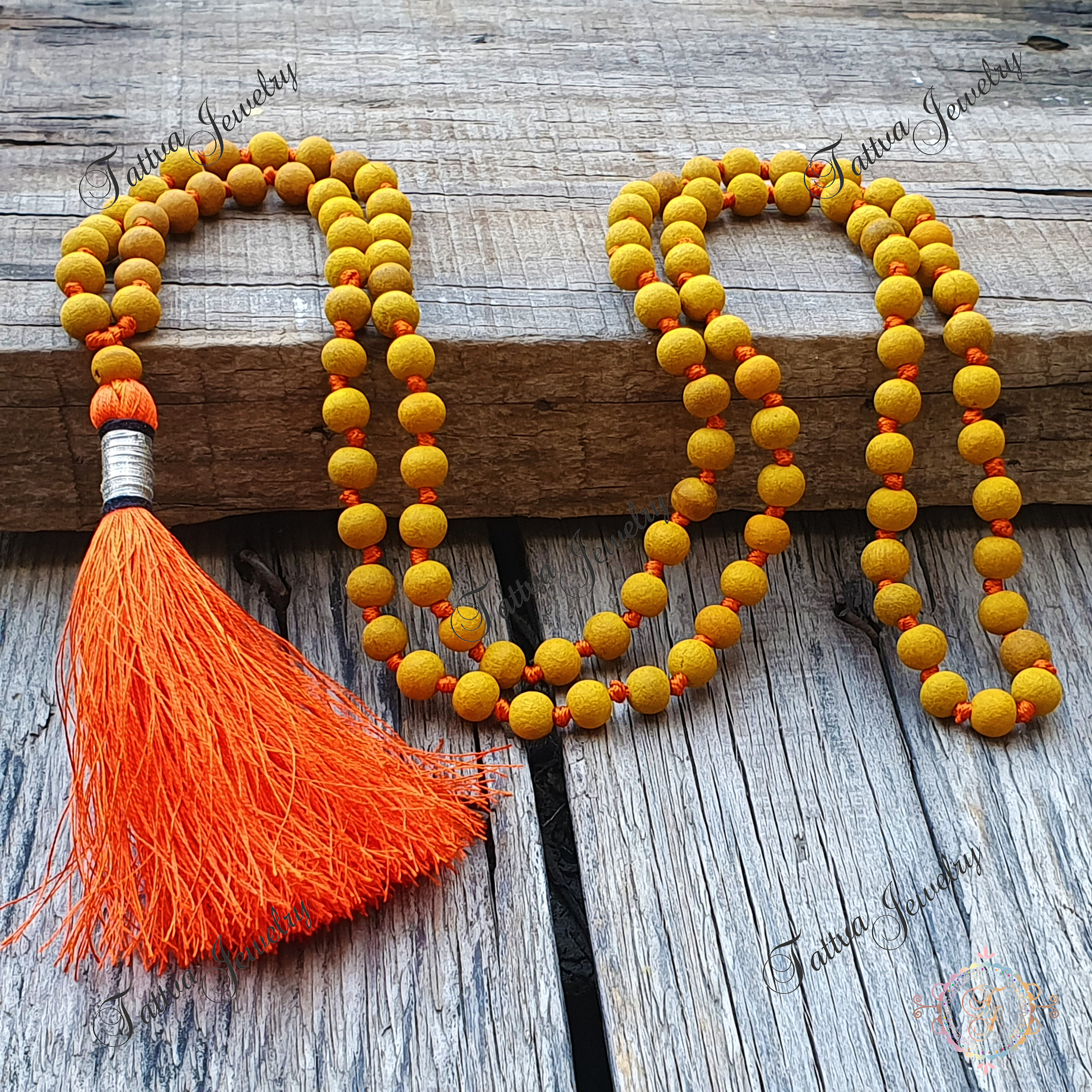 Haldi Mala Turmeric Mala 108 Prayer Beads Haldi Necklace - Etsy UK