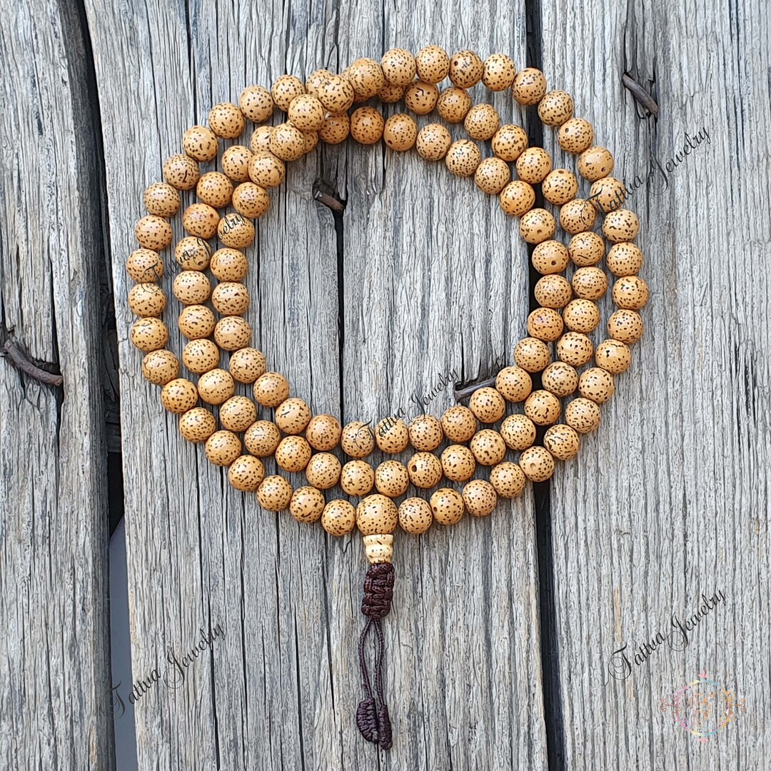 108 Tibetan Natural Lotus Seed Mala From Nepal Buddhist - Etsy