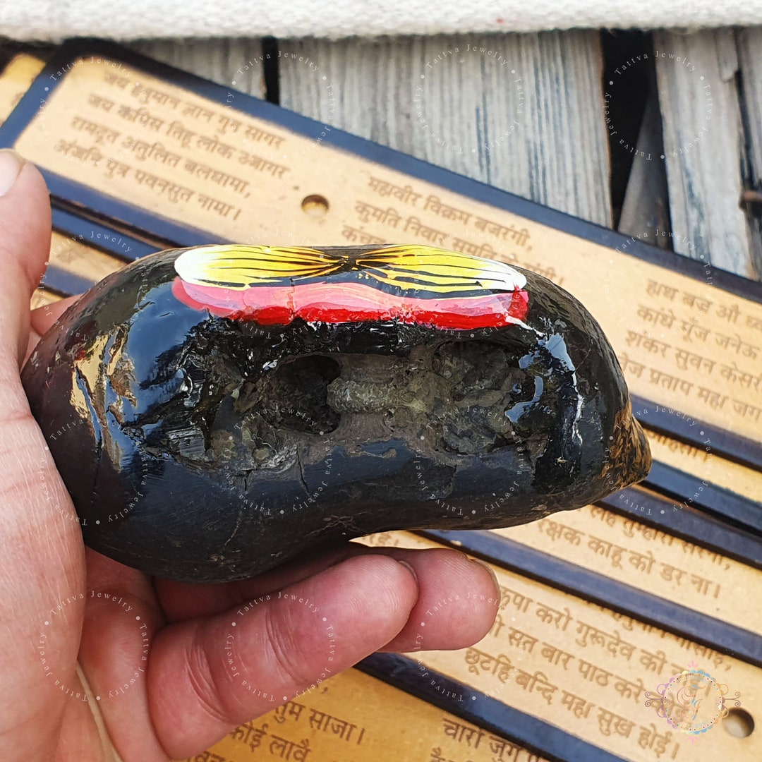 Painted Narsimha Shaligram, Religious Gifts, Saligram Stone Gandaki ...