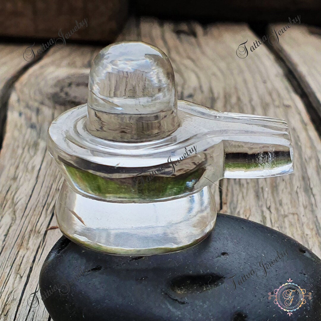 Clear Quartz Shivling: Shiva Lingam Ritual Object, Pooja Altar Decor - Etsy
