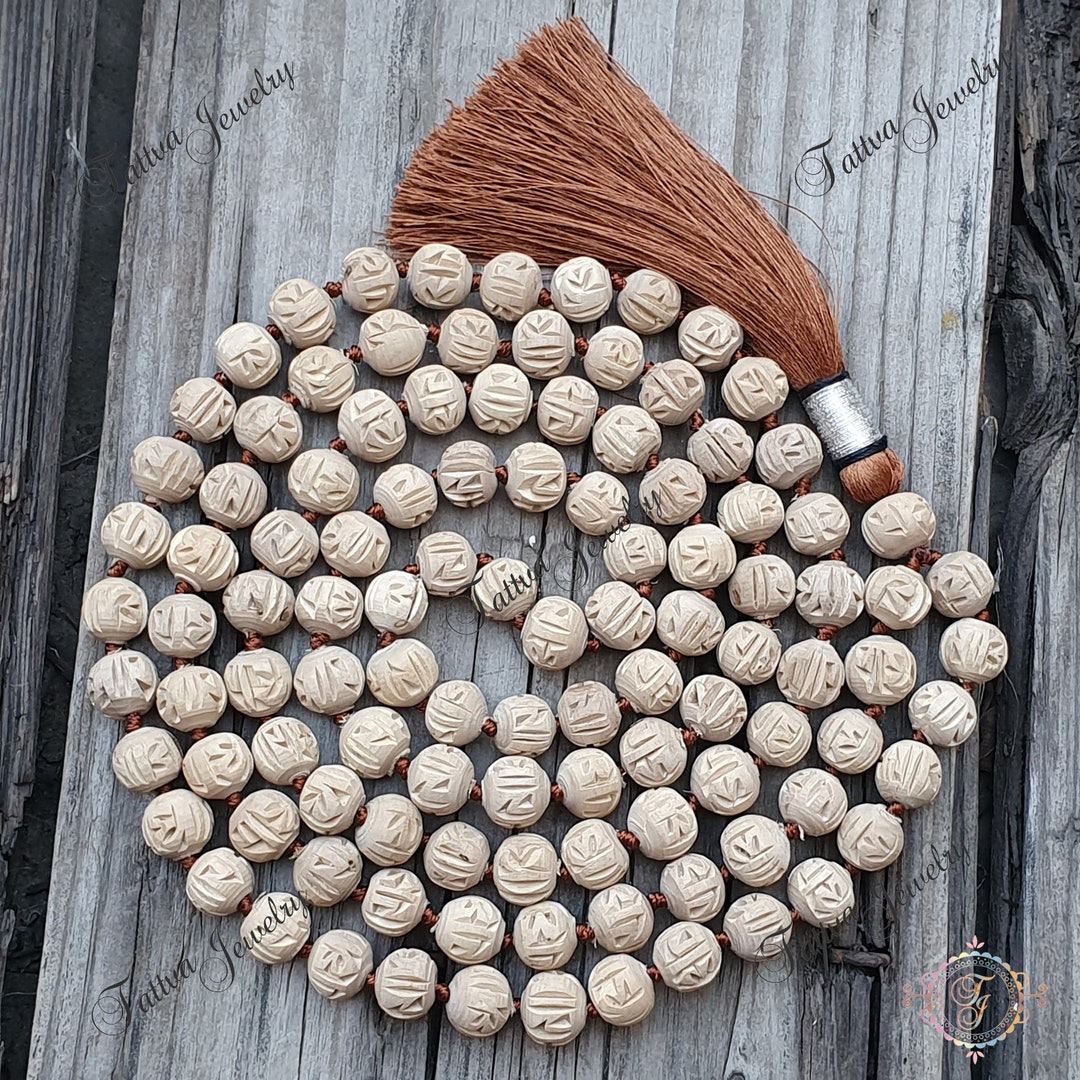 Radhe Tulasi Japa Mala Meditation Beads Round 108, Shree Radhe Tulasi ...