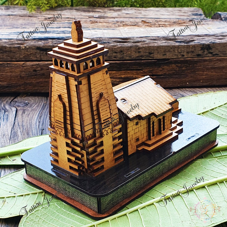 Temple Handmade Kedarnath Temple-3d Replica Religious Gifts - Etsy
