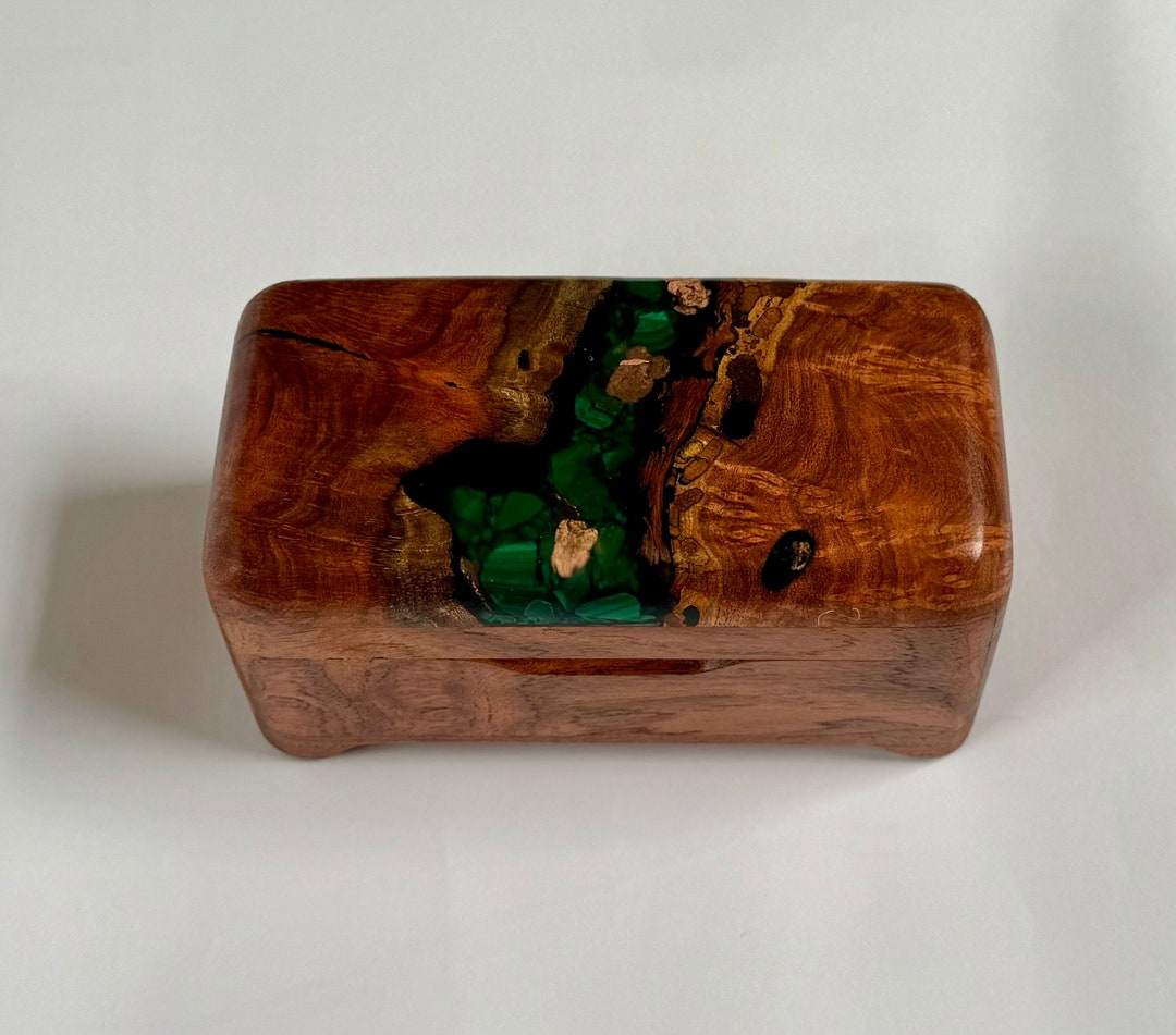 Burl Mesquite Box 3x6 - Etsy