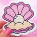 Oyster Shell Vinyl Sticker - Etsy UK