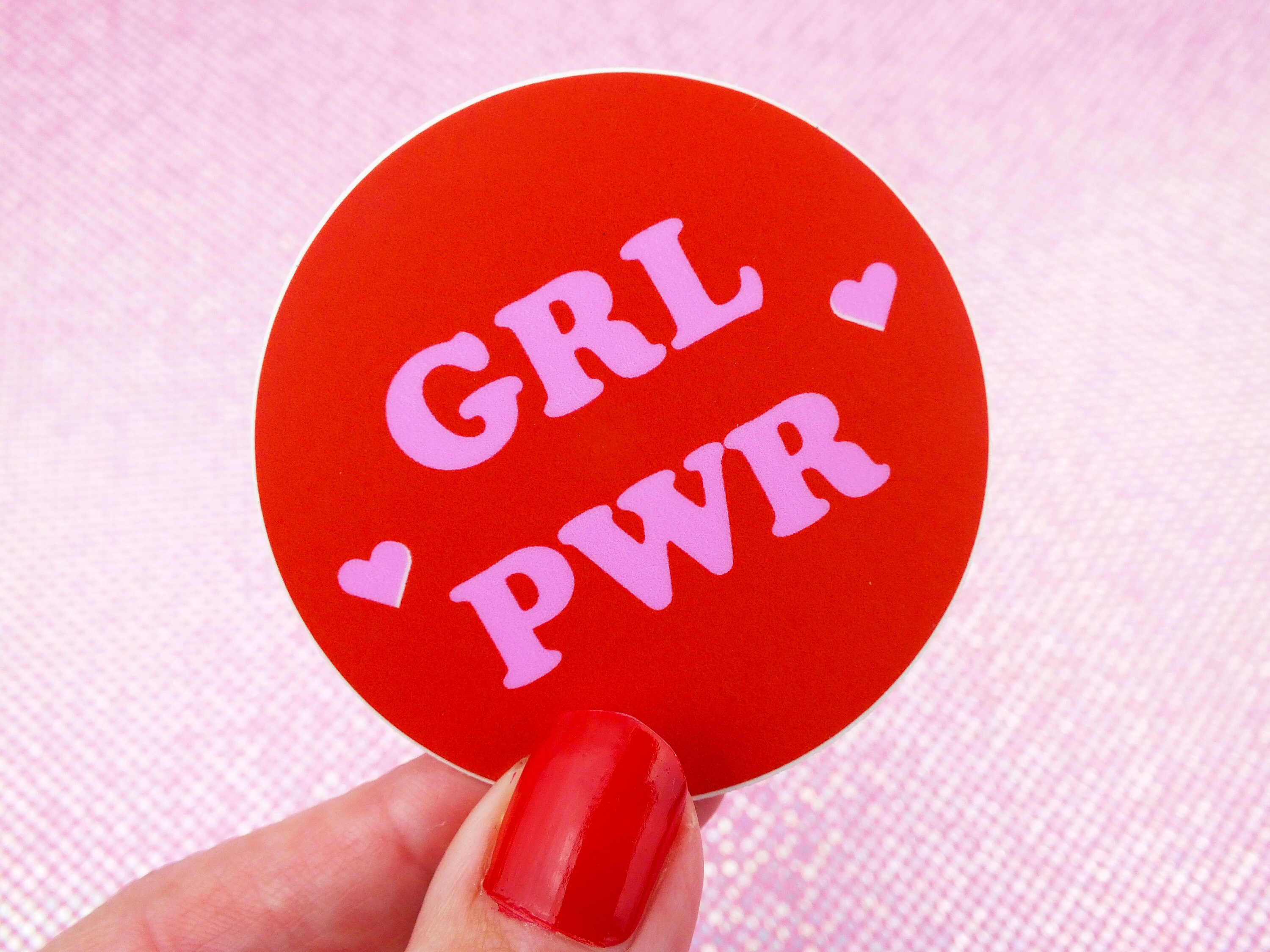 GRL PWR girl Power Vinyl Sticker | Etsy