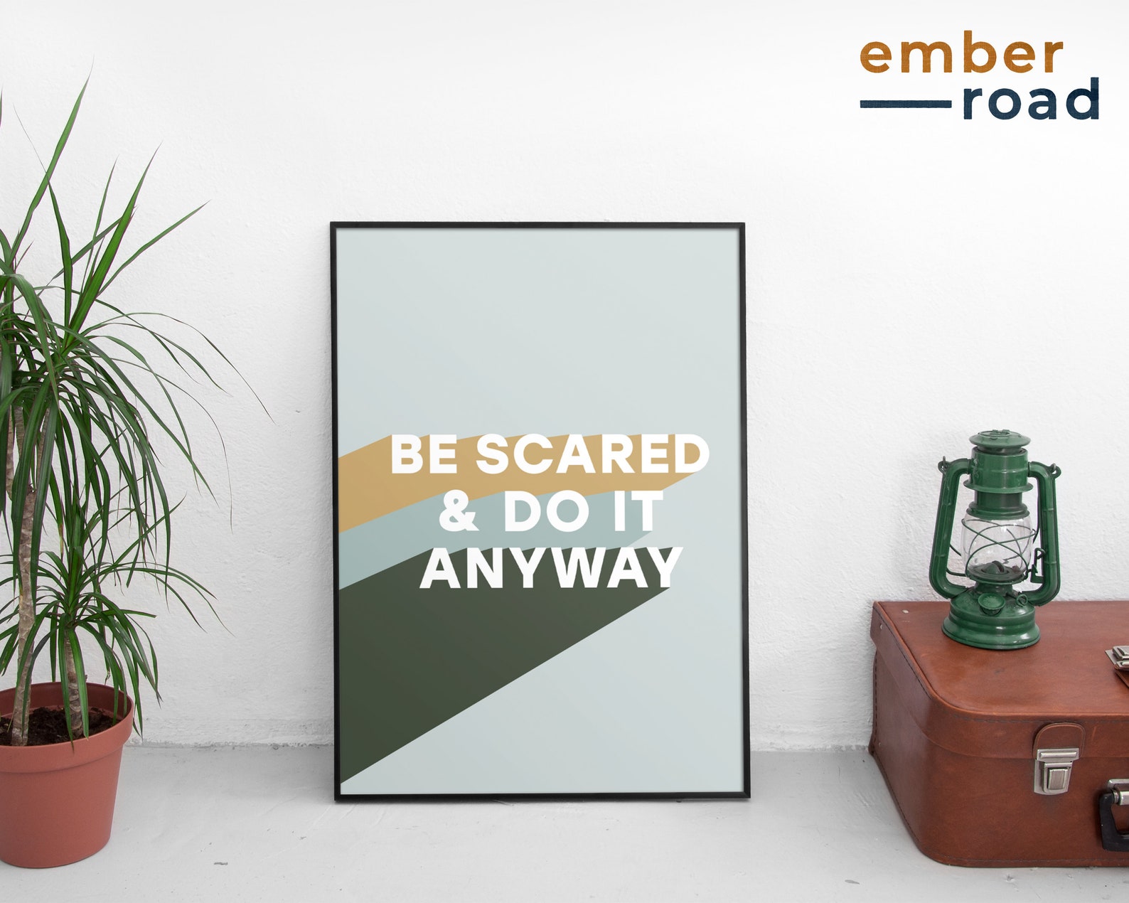 Be Scared & Do It Anyway Empowered Women Retro Poster by | Etsy