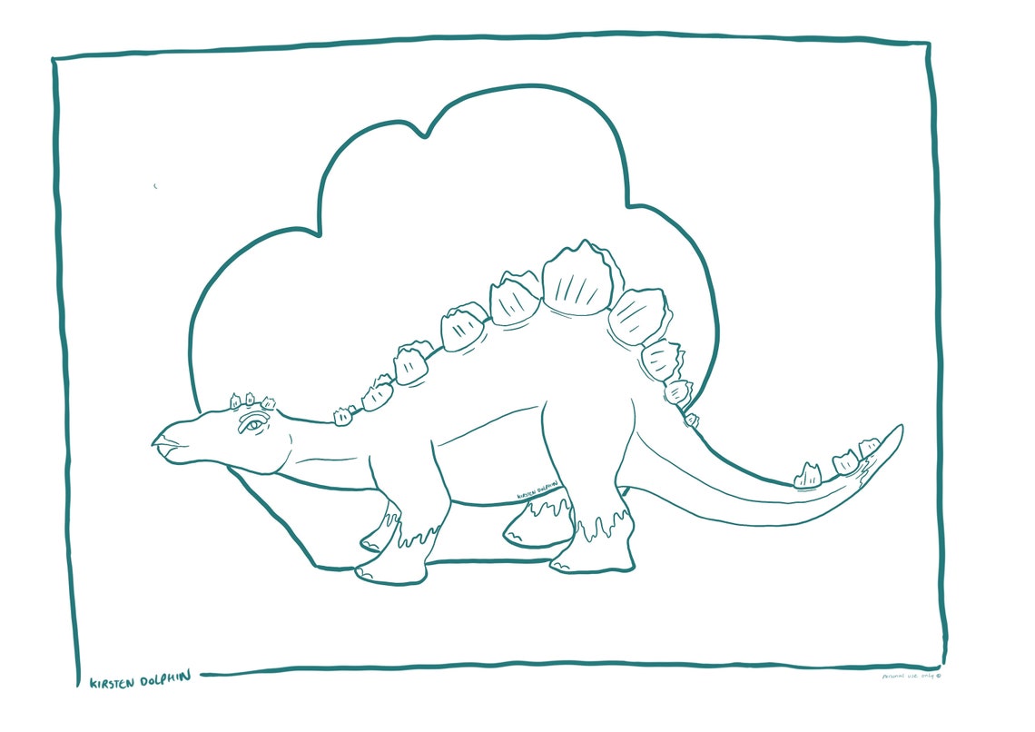 Printable Animal Colouring Sheets - Pack of 5 - Etsy