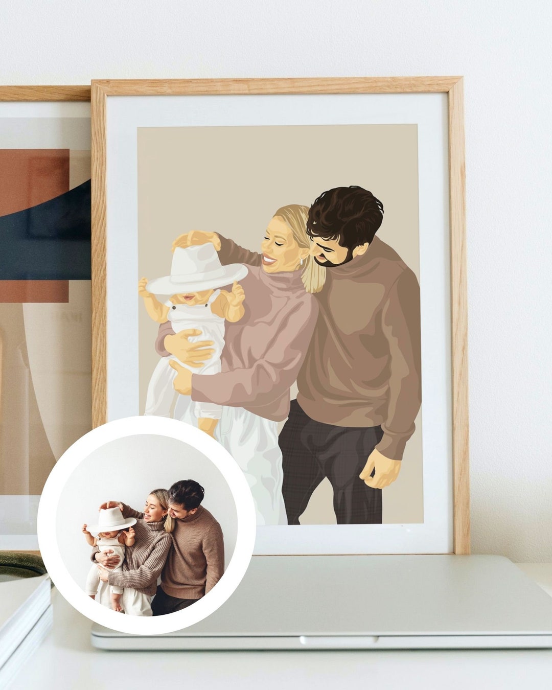 Couple Portrait Custom Illustration Personalised Couple - Etsy