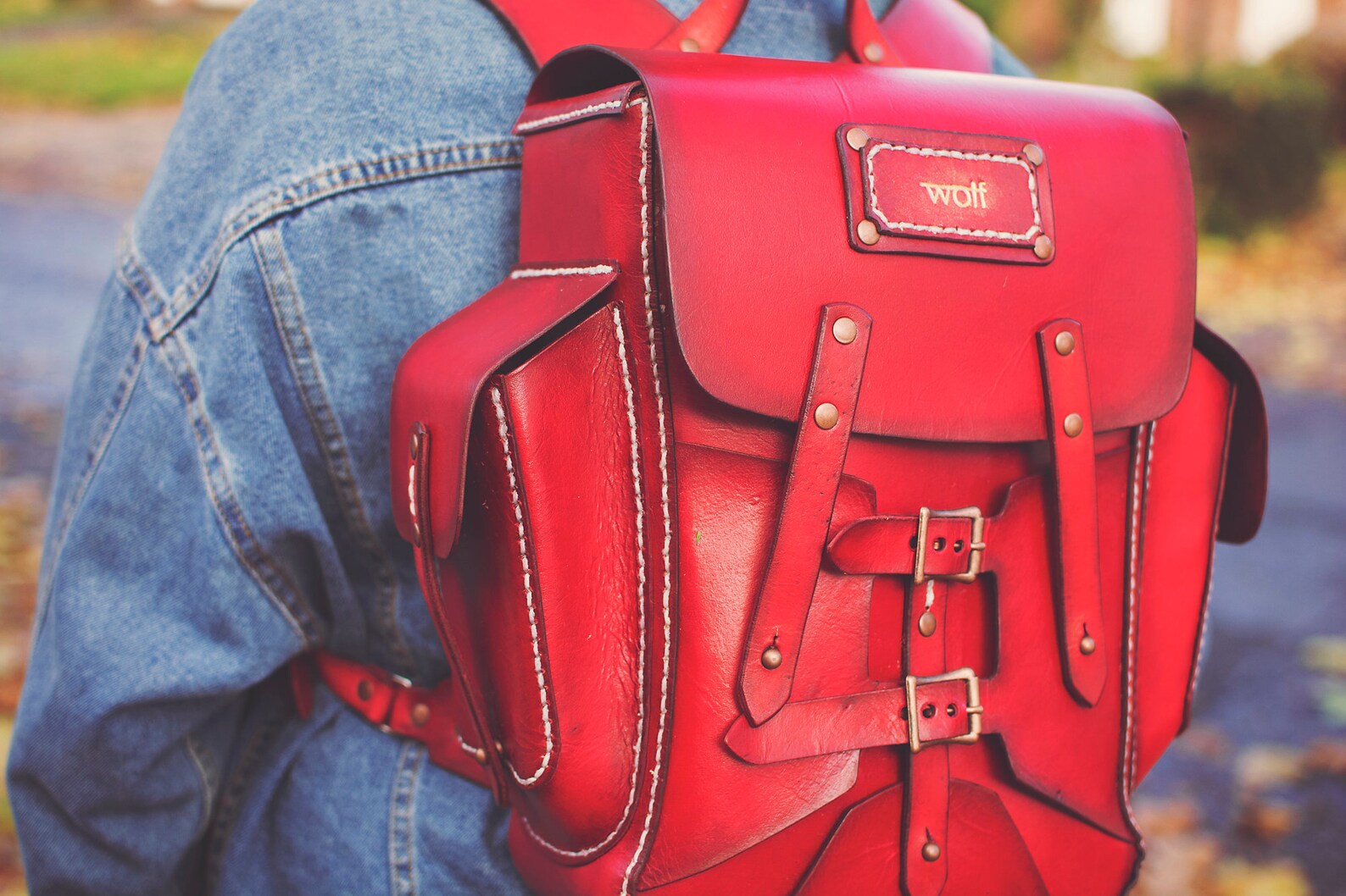 Jester Backpack Leather Rucksack Leather Bag Handmade - Etsy UK