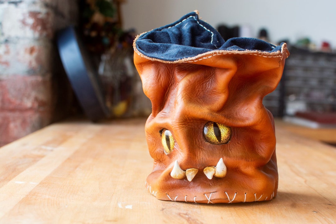 Grunt the Dice Bag Dnd Tabletop Gaming Mimic Goblin - Etsy