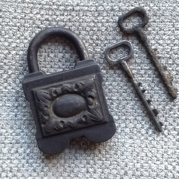 Antique Padlock - Etsy